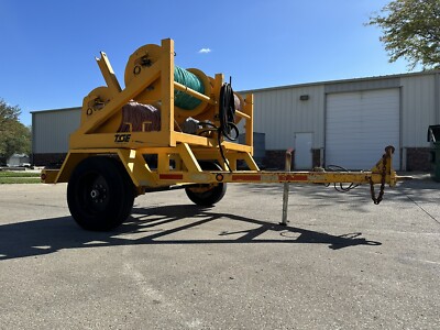 2004 TSE 2501 PLW 4 drum puller trailer, pilot line winder, cable ...