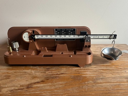 Lyman Ohaus M5 Precision Balance Beam Powder Reloading Loading Scale W ...