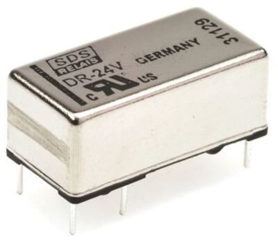 SPDT Reed Relay, 0.3 A @ V ac, 1 A @ V dc, 24V dc | eBay UK
