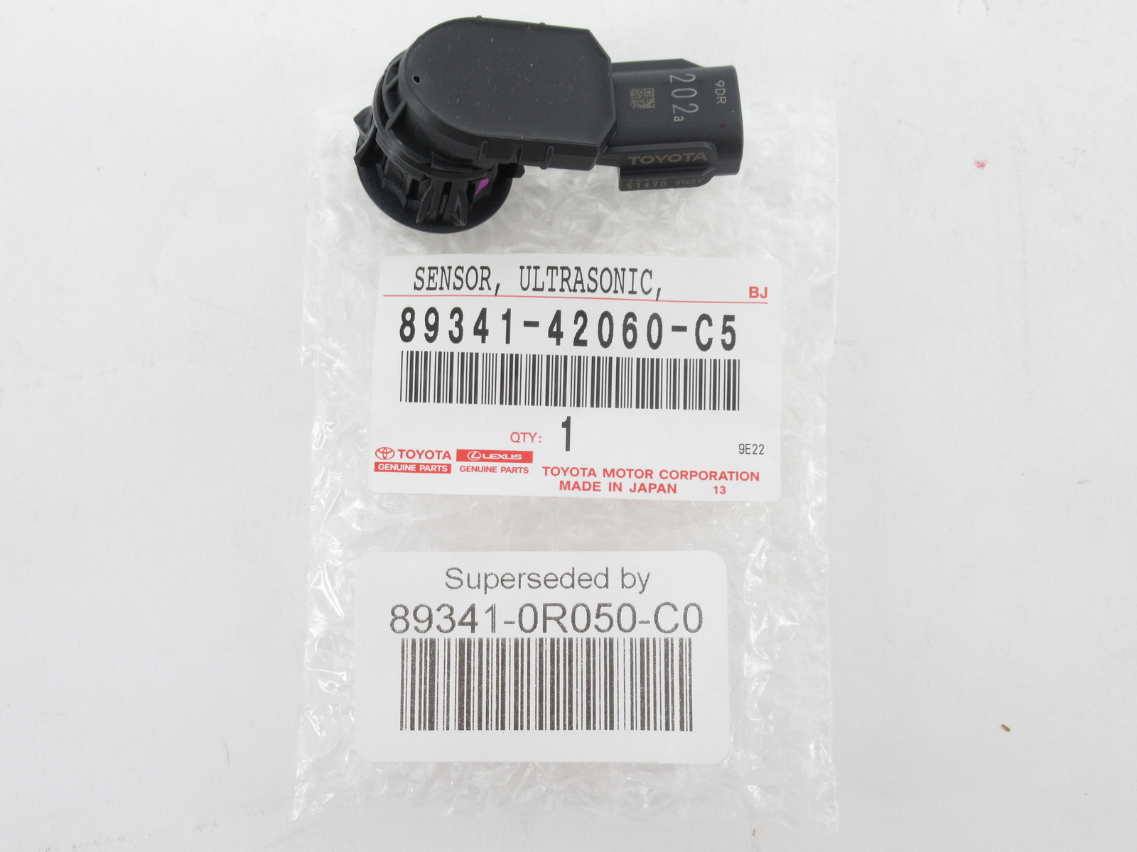 Genuine OEM Toyota 89341-0R050-C0 Front Bumper Ultrasonic Distance ...