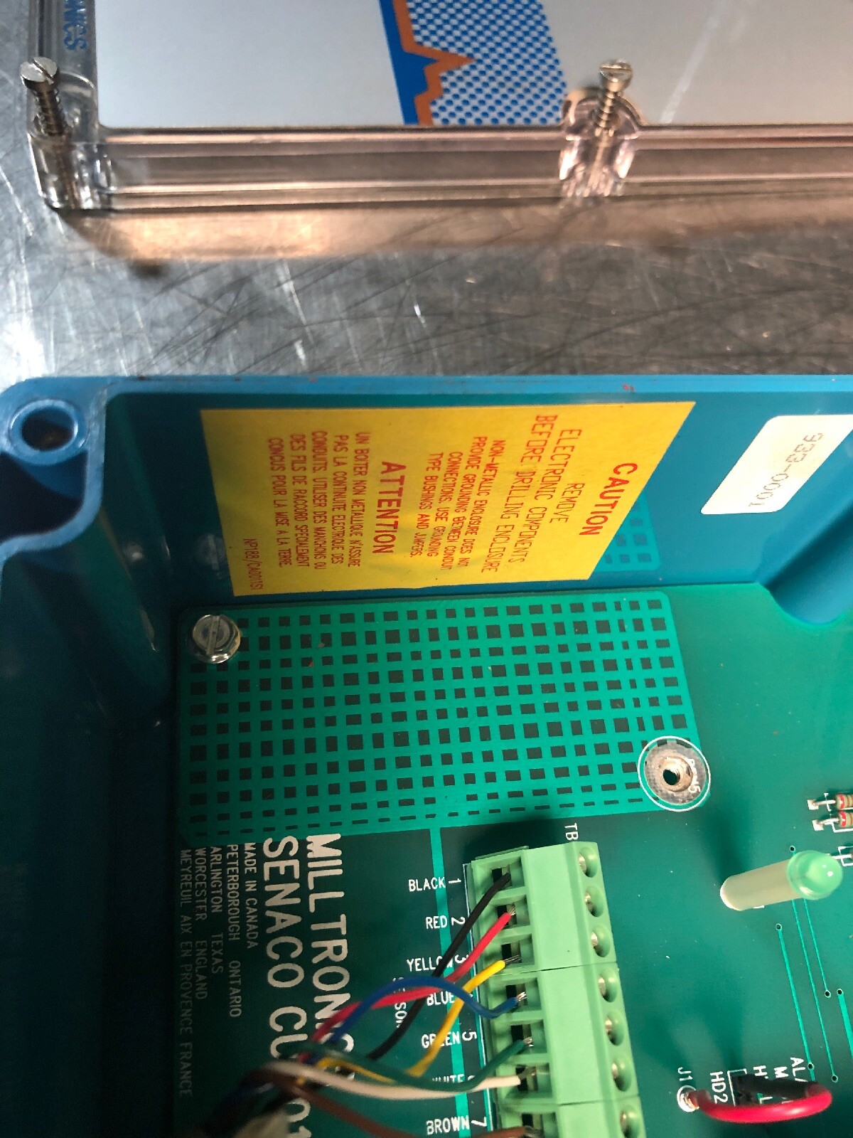 MILLTRONICS SENACO CU-01 SENSOR CONTROL UNIT P/N 24751358-03 | eBay