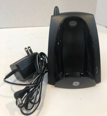 GE 2.4 GHz Cordless Phone 27831FE-B Replacement Handset Charger Open ...