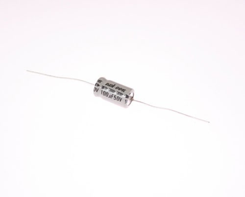 LOT OF 100 AA1075BADA ADI capacitor 100uF 50V Aluminum Electrolytic ...