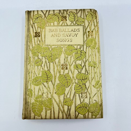 1899 Bab Ballads and Savoy Songs W.S. Gilbert Hardcover TF2 | eBay