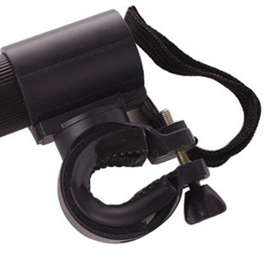 1 X Bicycle Handlebar Torch Mount Flashlight Light Frame Bracket Clamp ...