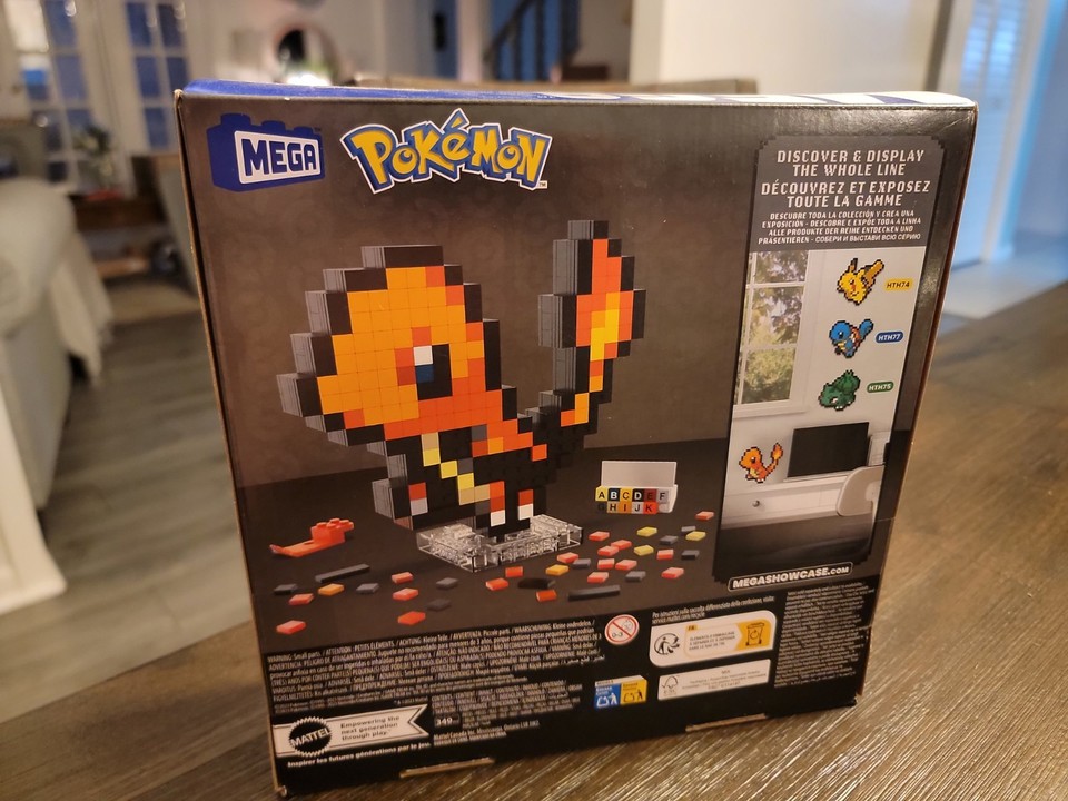 NEW Pokemon MEGA BLOKS Pixel Art CHARMANDER 349 pcs | eBay