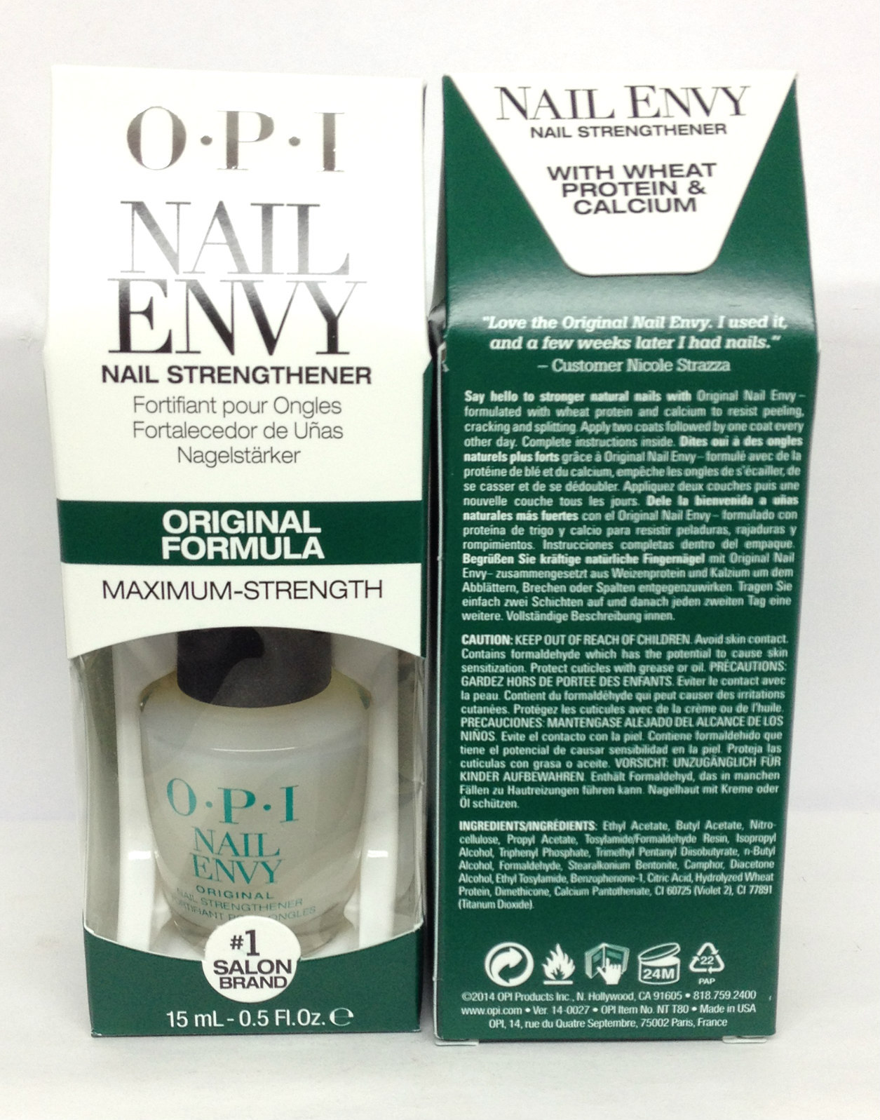 OPI Nail Envy Strengthener 0.5oz/15ml- Choose any Base/Top /Matte ...