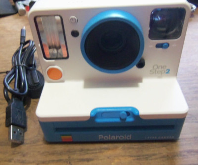Polaroid One Step 2, Summer Blue, Viewfinder I-Type Camera, Instant ...