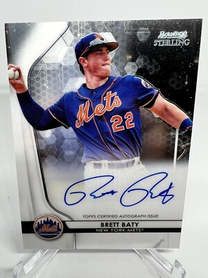 2020 Bowman Sterling Prospect Auto Autograph Brett Baty Mets BSPA-BB | eBay