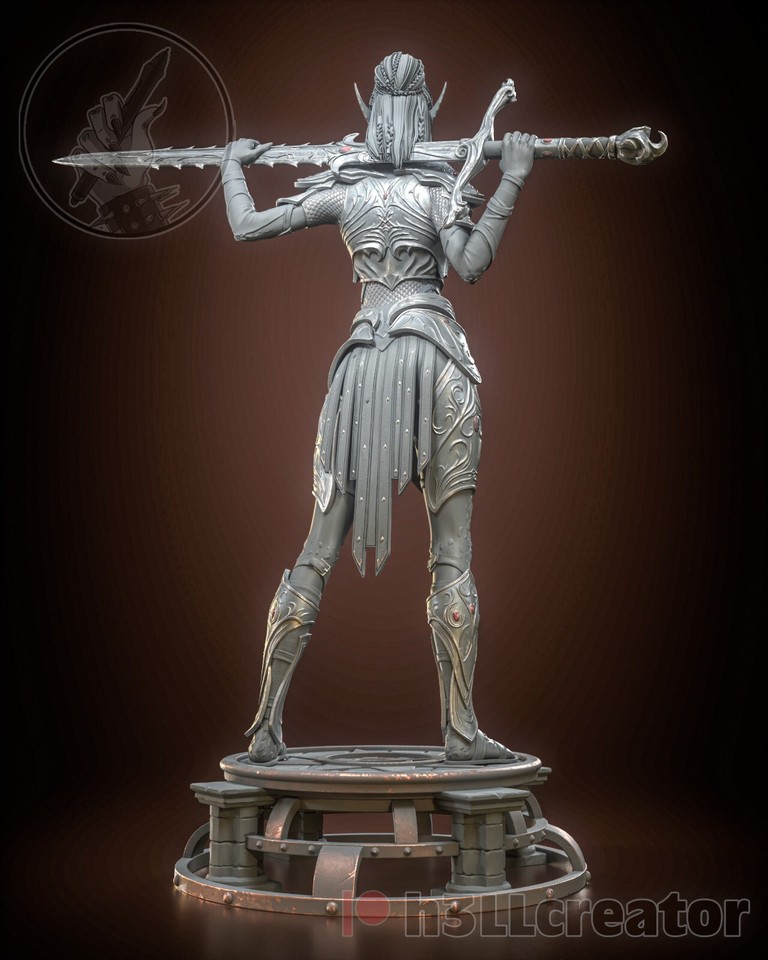 Lae'zel Figure 1/8 Scale Resin Model Kit (Baldur's Gate 3) | eBay