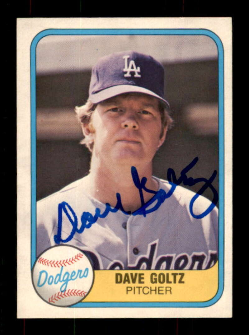 1981 Fleer #127 Dave Goltz AUTOGRAPHED!!! Dodgers 235733 | eBay