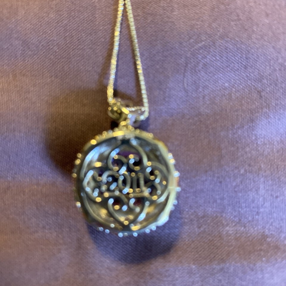 HSN OR JTV Holiday Ring Sz 9 & Matching Holiday Pendant On Chain From ...