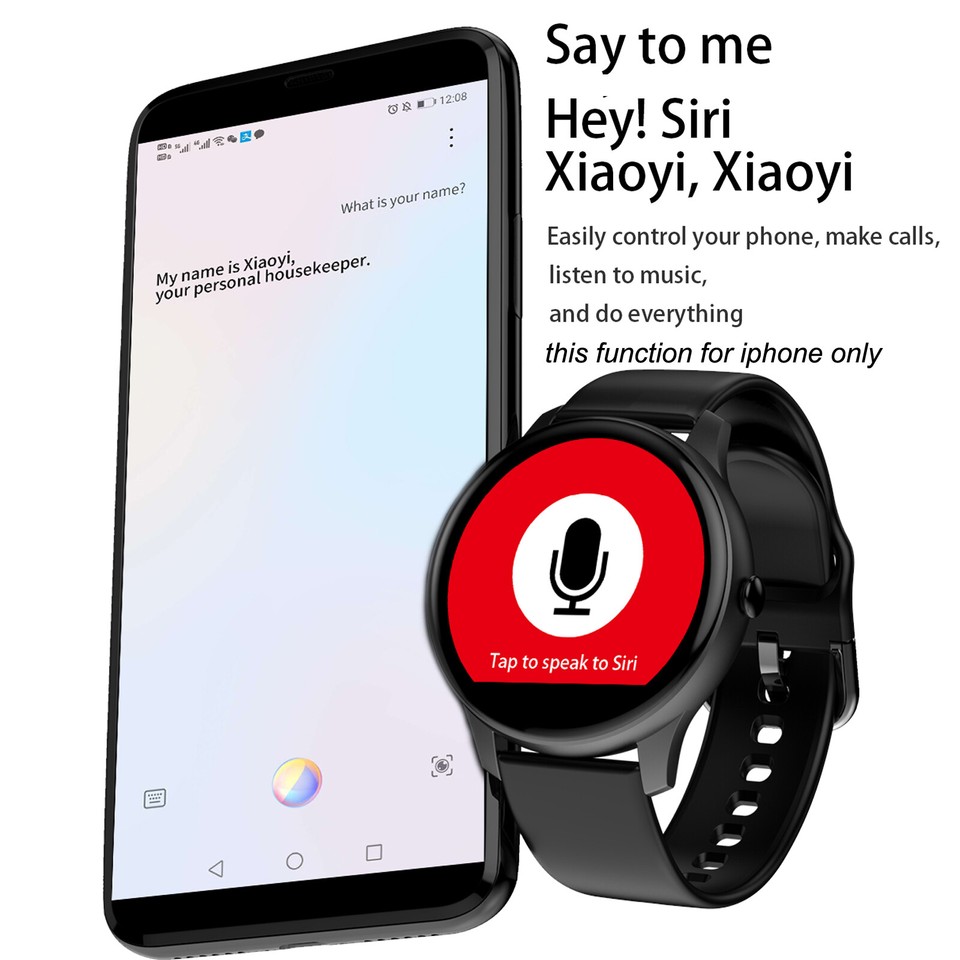 Women Men Bluetooth Smart Watch Sleep Monitor Calorie Steps Count ...