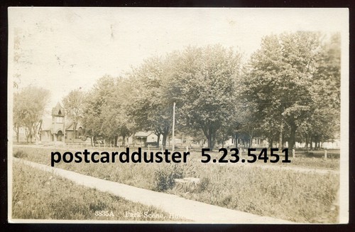HUMESTON Iowa 1910 Park Scene. Real Photo Postcard | eBay