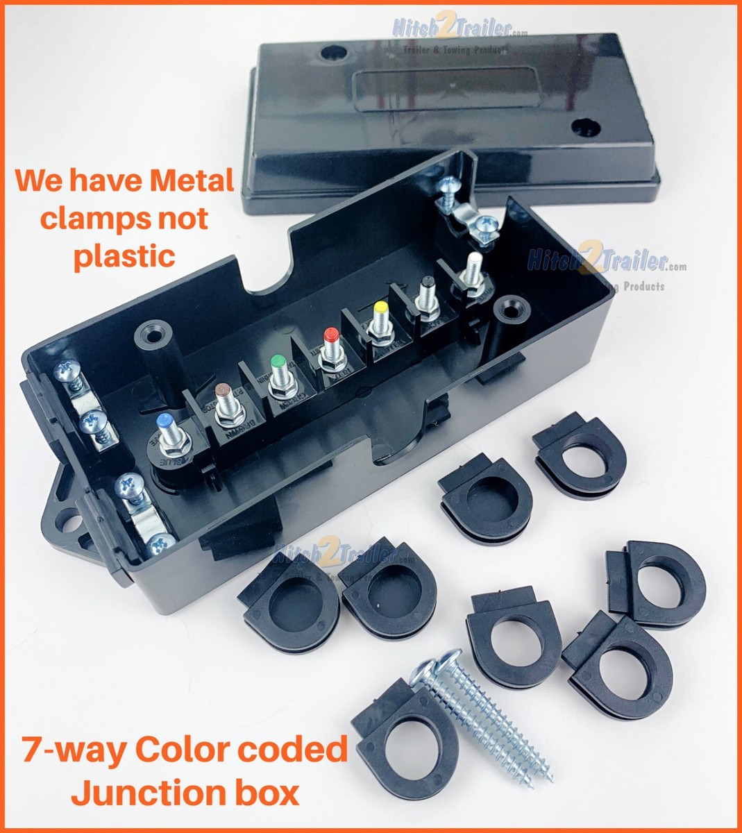 Trailer Junction Box Terminal 7 Way Junction Box | Lights & Electrical