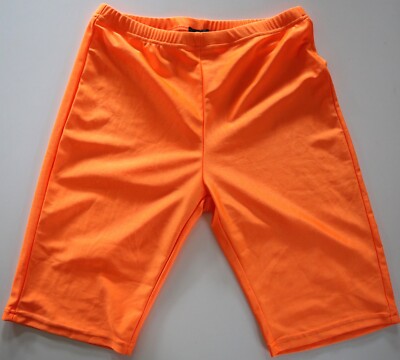 BRIGHT ORANGE SHORTS ADULT SMALL | eBay Australia