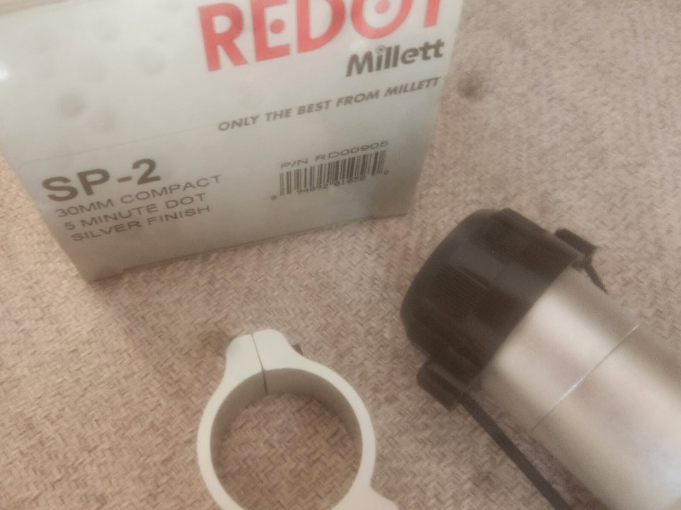 Millett Red Dot SP2 redot Silver Mint In Box | eBay