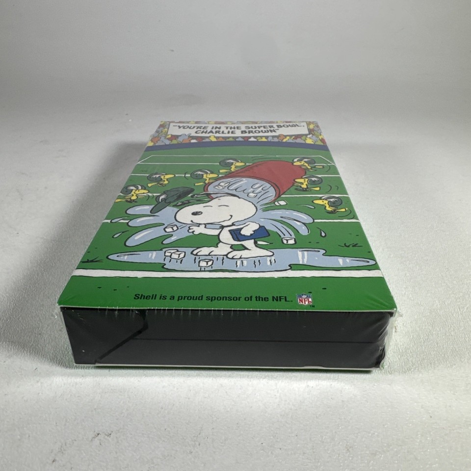 Peanuts You're In The Super Bowl Charlie Brown VHS Shell Promo NFL ...
