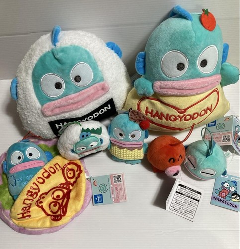 Hangyodon Plush Mascot Set of 7 Bento & Food Characters Used | eBay