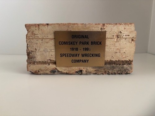 Comiskey Park Original 1910 Stadium Brick Chicago White Sox w/ Plaque ...