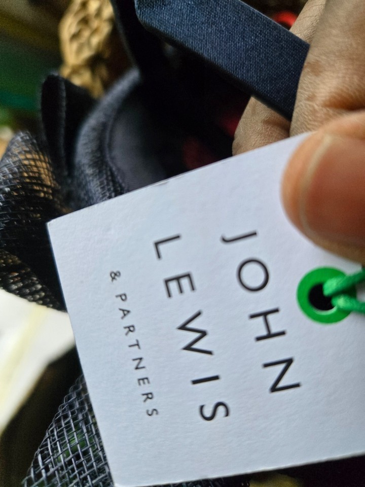 John Lewis Abigail Pillbox Fascinator, Navy | eBay UK