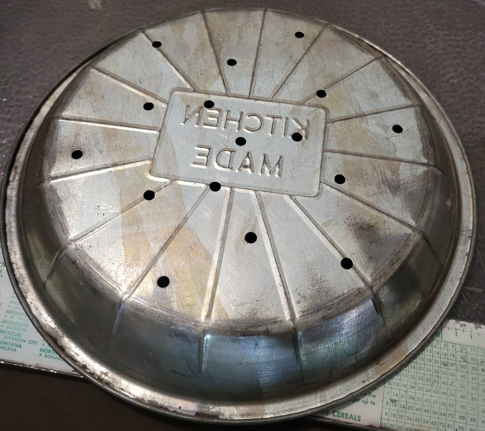 Kitchen Made Pierced Pie Pan Vintage 9" X 1-1/8" | eBay