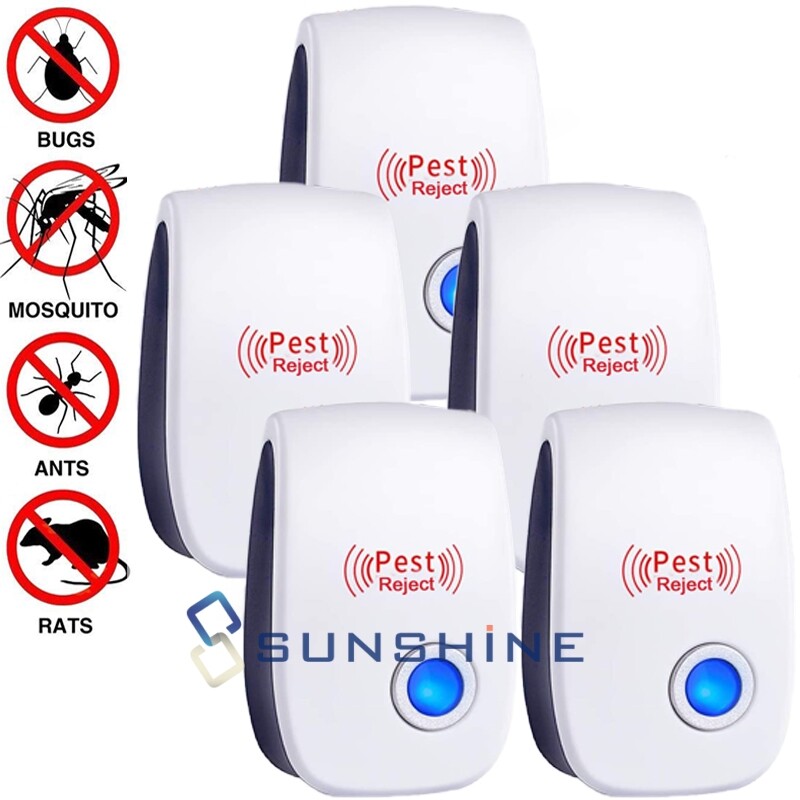 Lot Ultrasonic Pest Reject Home Control Electronic Repellent Rat Mice ...