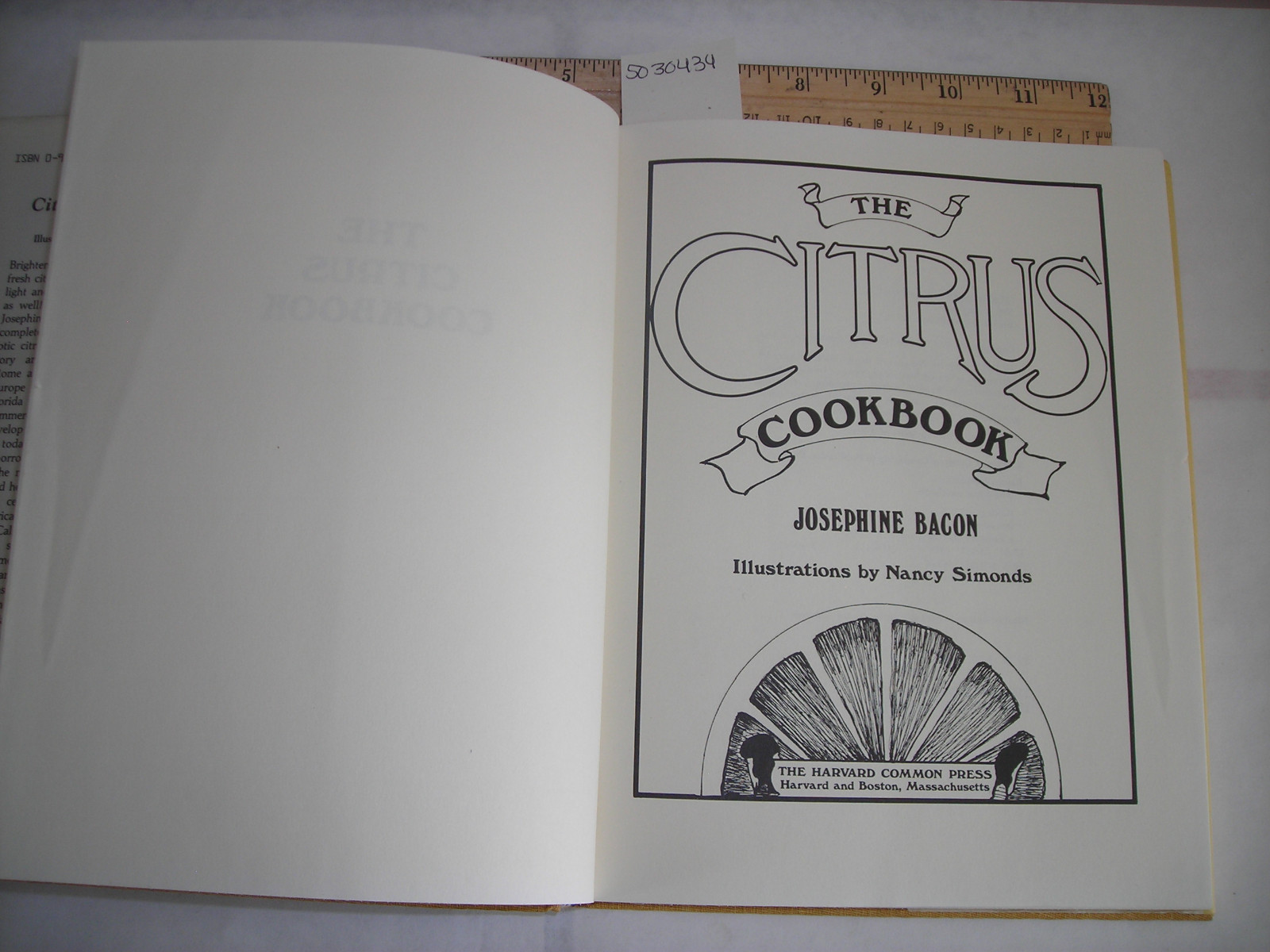 Josephine Bacon THE CITRUS COOKBOOK Fruit, History, Folklore, Tradition ...