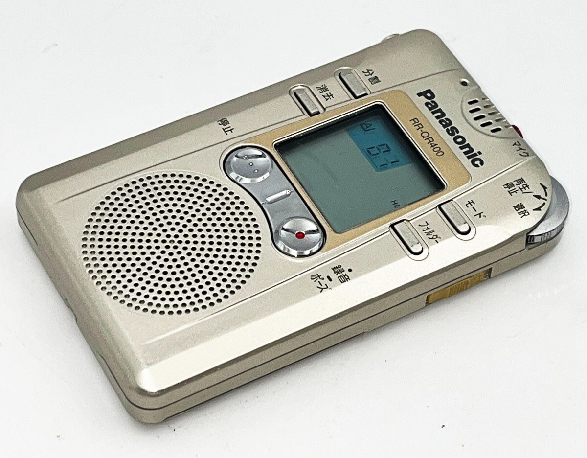 Panasonic RR-QR400 Handheld Digital Voice Recorder Japan Japanese IC | eBay