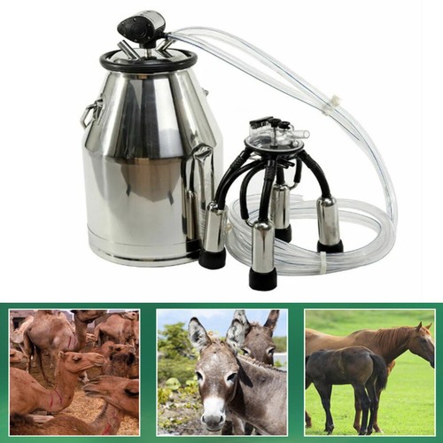 304 Stainless Steel Bucket Tank Bucket Milking Machine 25L Cow Milk ...