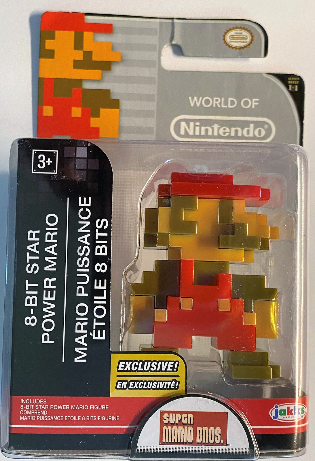 8-BIT STAR POWER MARIO World of Nintendo 2015 Exclusive 2.5 Inches New ...