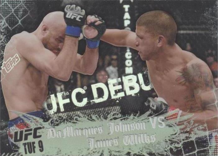 2010 Topps UFC Main Event - UFC Debut DaMarques Johnson, James Wilks ...
