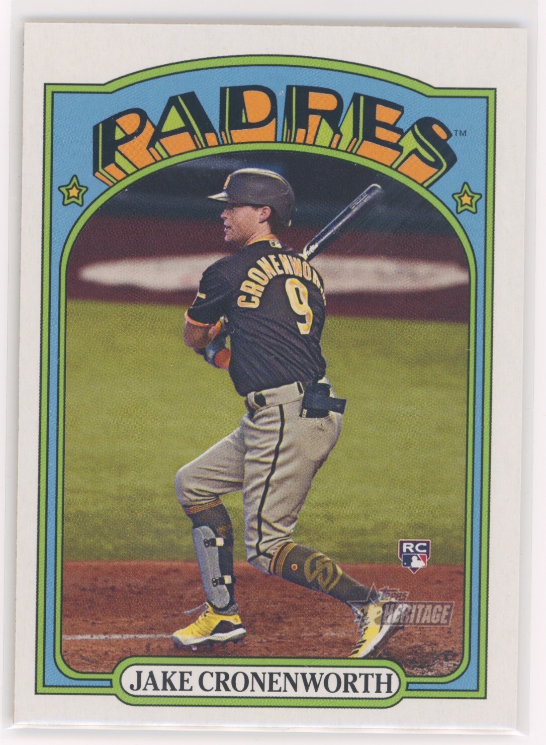 JAKE CRONENWORTH 2021 TOPPS HERITAGE ROOKIE ACTION VARIATION SP#641 RC ...