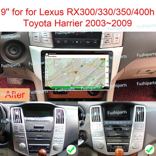 4+64GB Android 12 Car Stereo Radio for 03-10 Lexus RX300 330 350 GPS ...