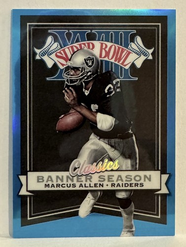 2022 Panini Classics - Banner Season - Blue #BS-15 Marcus Allen, /5 ...