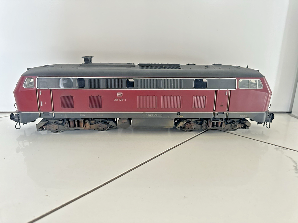Märklin Diesel Locomotive Gauge 1 BR 218 Item Number 5571 Aged Digital ...