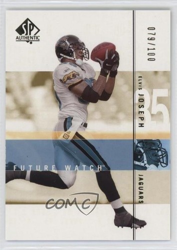 2001 SP Authentic Future Watch Gold /100 Elvis Joseph #176 Rookie RC | eBay