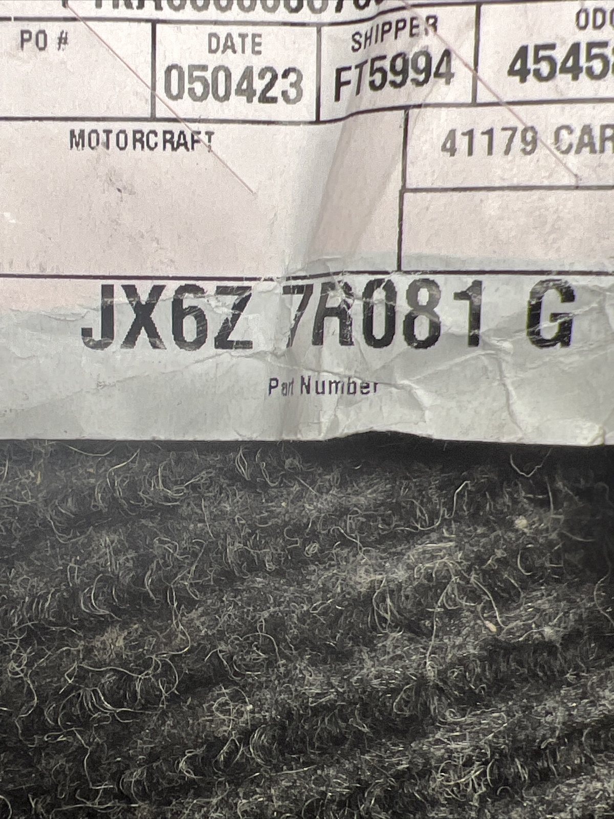 Genuine Ford Automatic Transmission Oil Cooler Tube JX6Z-7R081-G for ...