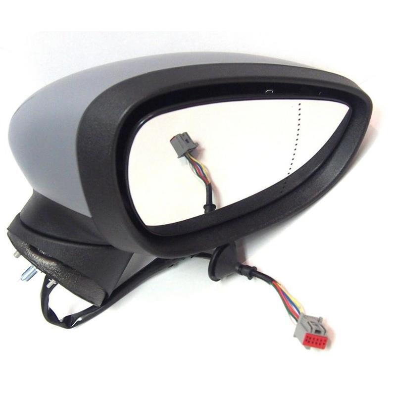 For Ford Fiesta Mk7 2008-2012 Power Folding Wing Door Mirror Primed ...