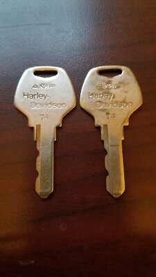 Oem Harley-Davidson AMF Shovelhead Sportster Ironhead Ignition Key Code ...