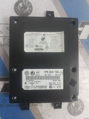 VW AUDI SEAT SKODA Bluetooth Phone Interface Control Module Unit 7P6 ...