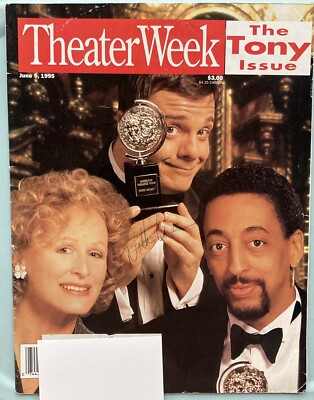Nathan Lane Signed Theater Week Magazine June 5 1995 Tony Awards Host ...