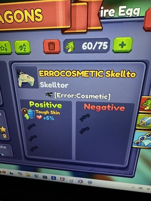 Skelltor Error Cosmetic| Dragon Adventures | DA | Roblox | Instant ...