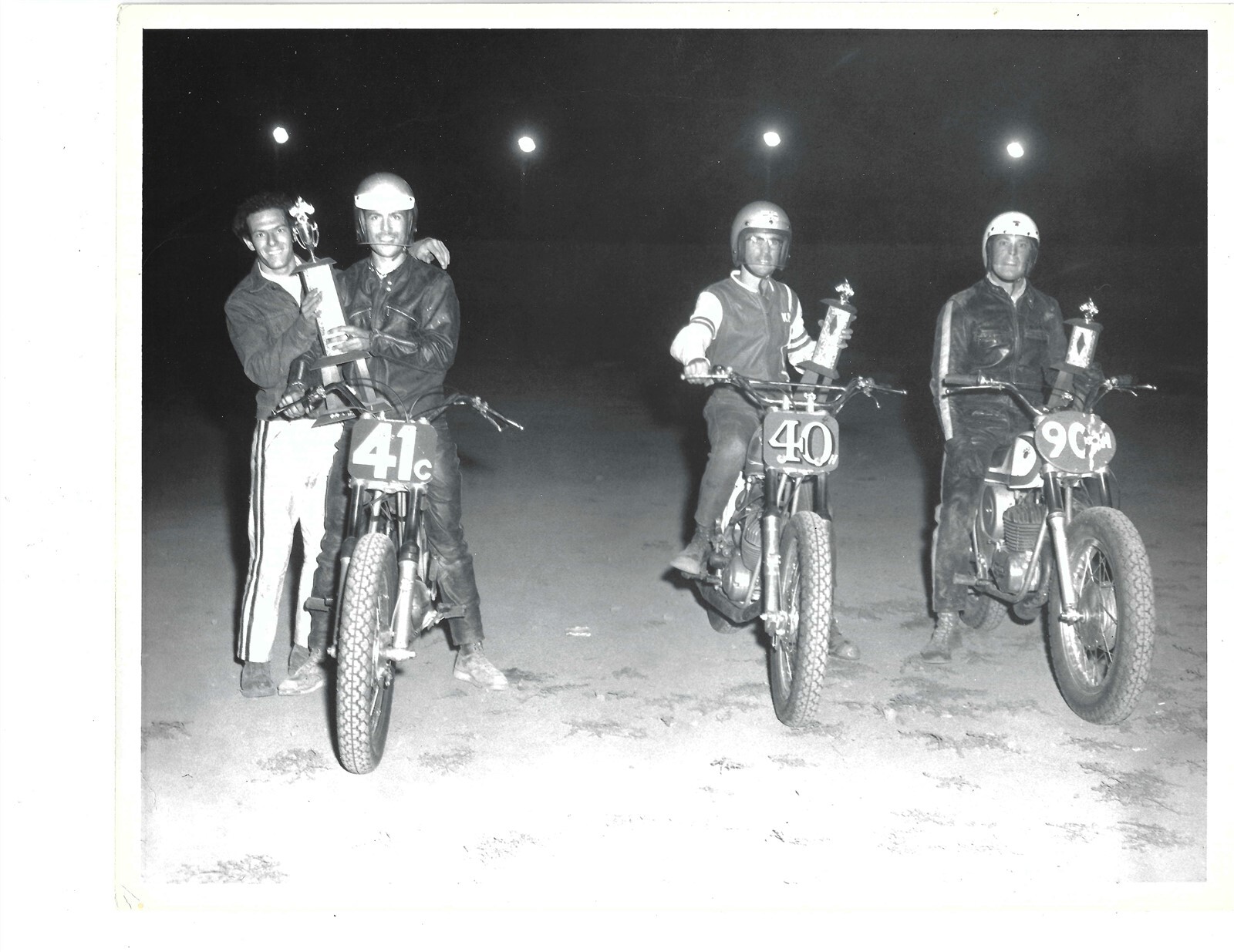 41C MIKE PHILLIPS 40H KEN BOYER 90H LARRY CLINGAN MOTORCYCLE RACING ...