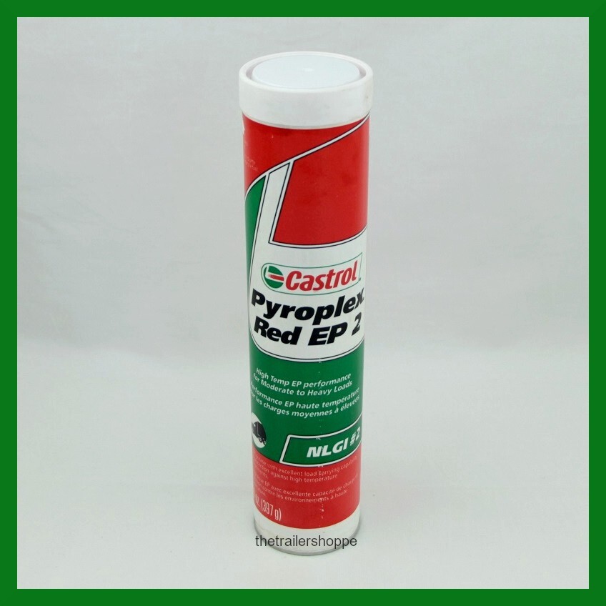 Castrol Pyroplex Red Ep2 High Temp Trailer Bearing Grease 14 oz Tube | eBay