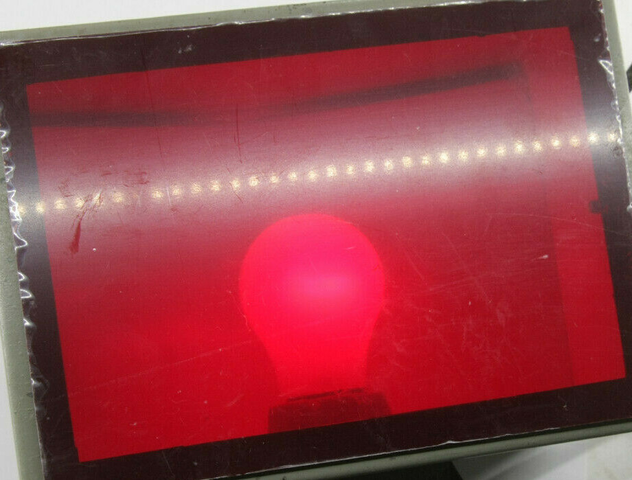 4 x 11 1/2" Long Red Safelight Filter 1/8" Plastic For Photo Darkrooms ...