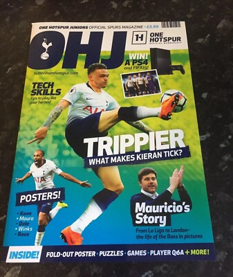 TOTTENHAM HOTSUR ONE HOTSPUR JUNIORS OFFICIAL SPURS MAGAZINE | eBay UK