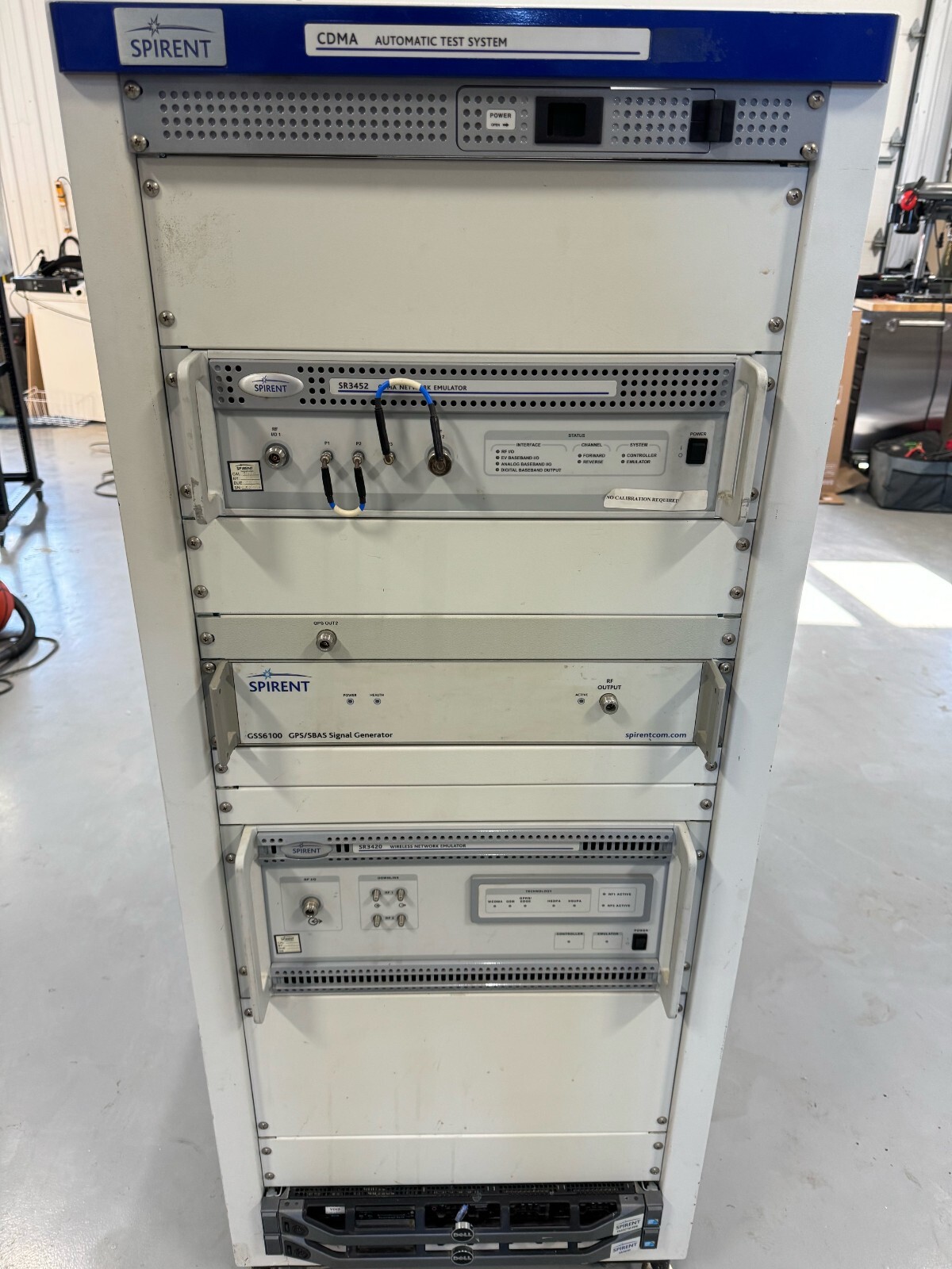 Spirent SR3420 / SR3452 Wireless Network / CDMA Emulator, GSS6100 GPS ...