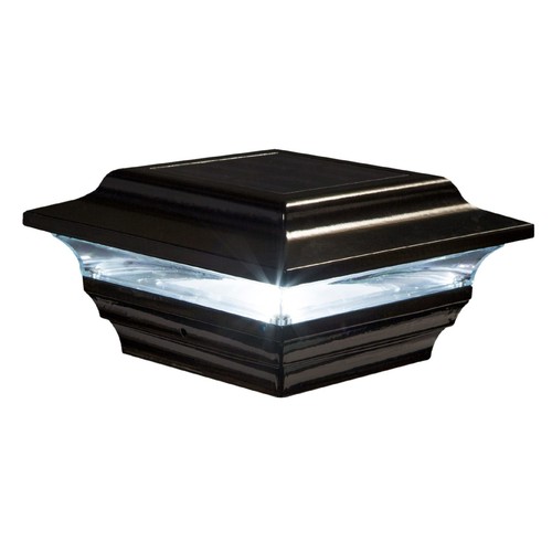 SL211B 4x4 Solar Post Cap–Black,LED Light,Dual Mode,Fits 4"x4"or 3.5"x3.5"Posts. 898136000519| eBay