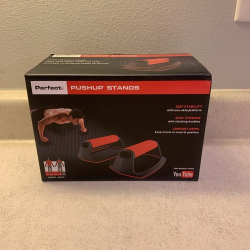 Perfect Fitness 360 Pushup StandsEasy Storage Chest Core Back Arms ...